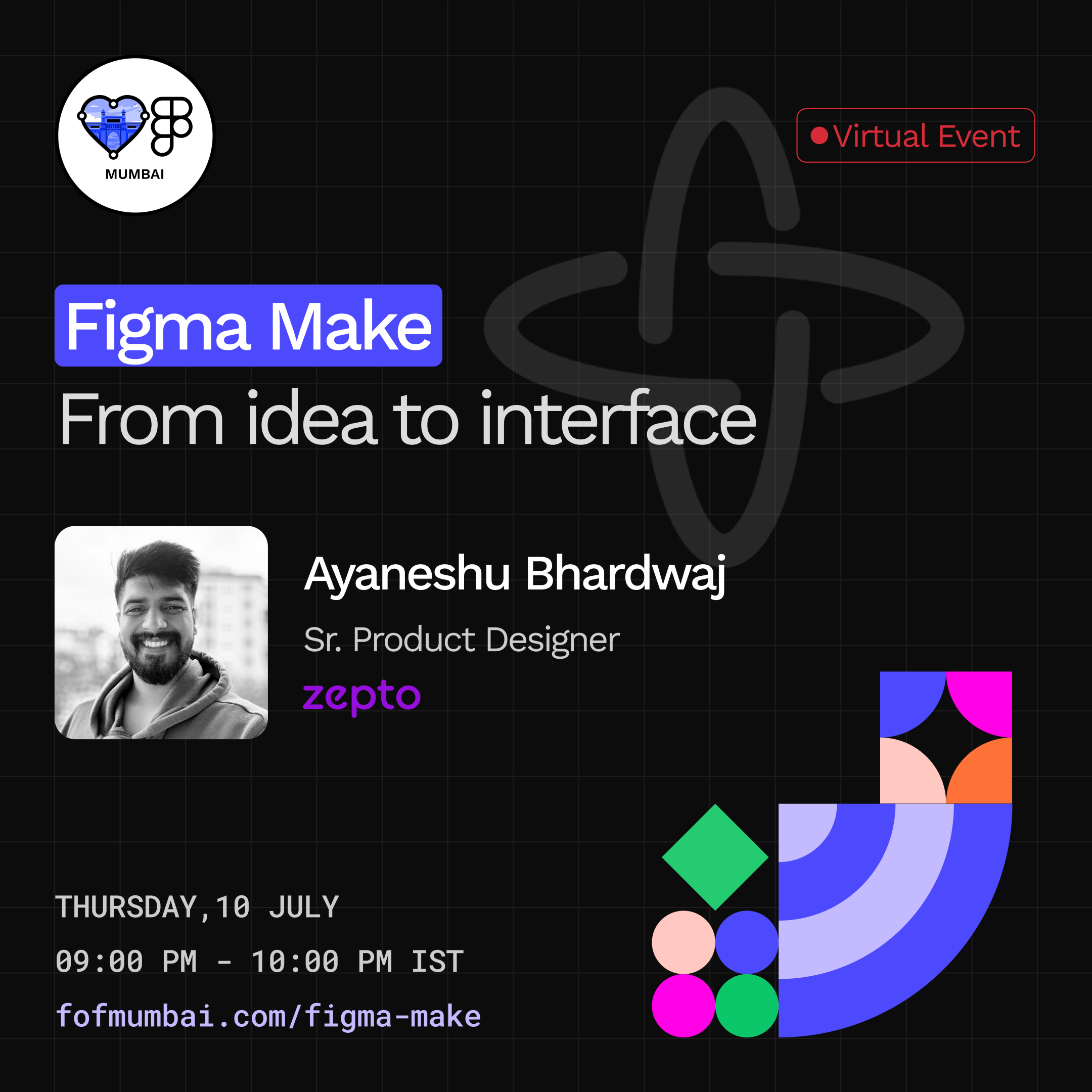 See Figma Make: From Idea to Interface at Figma Mumbai